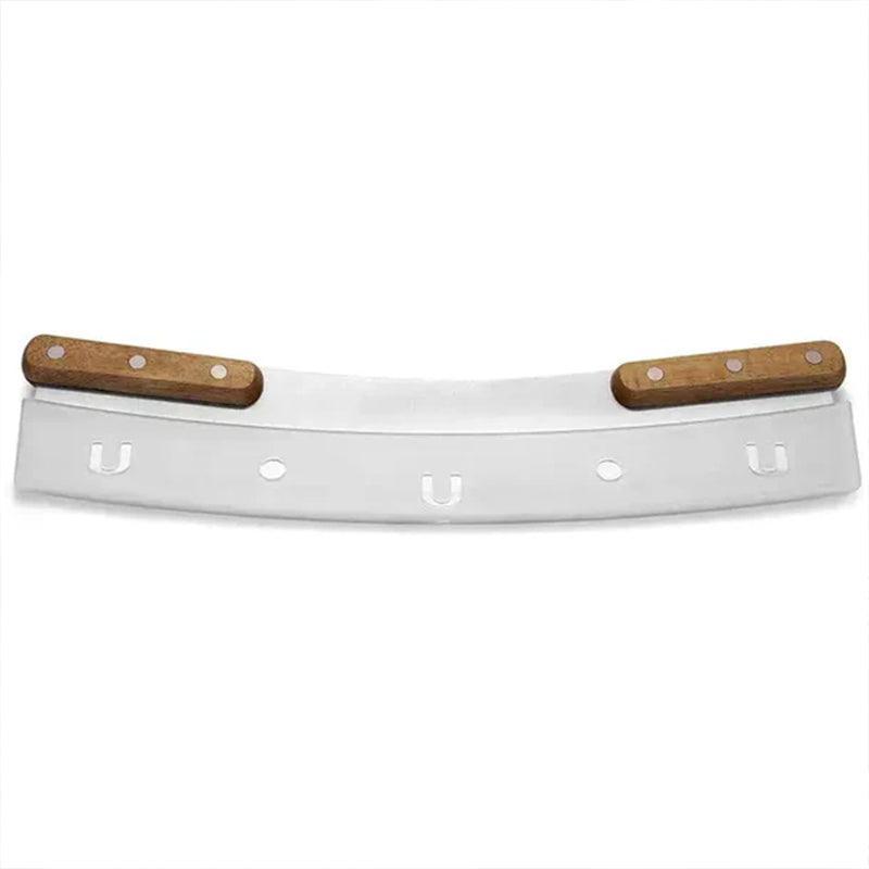 Outset Acacia Wood Handled Extra-Large Pizza Rocker – Indigo Pool Patio BBQ