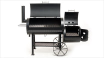 Yoder Loaded Wichita Offset Smoker - Indigo Pool Patio BBQ, Venice FL