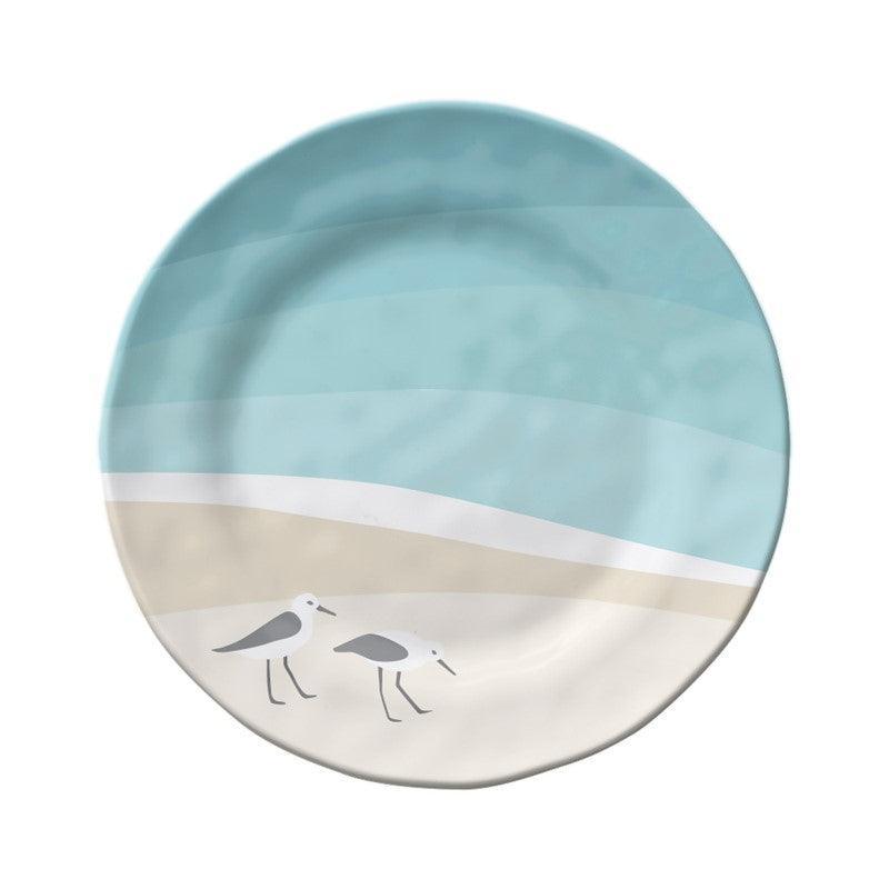 Sandpiper 8.5" Salad Plate - Indigo Pool Patio BBQ